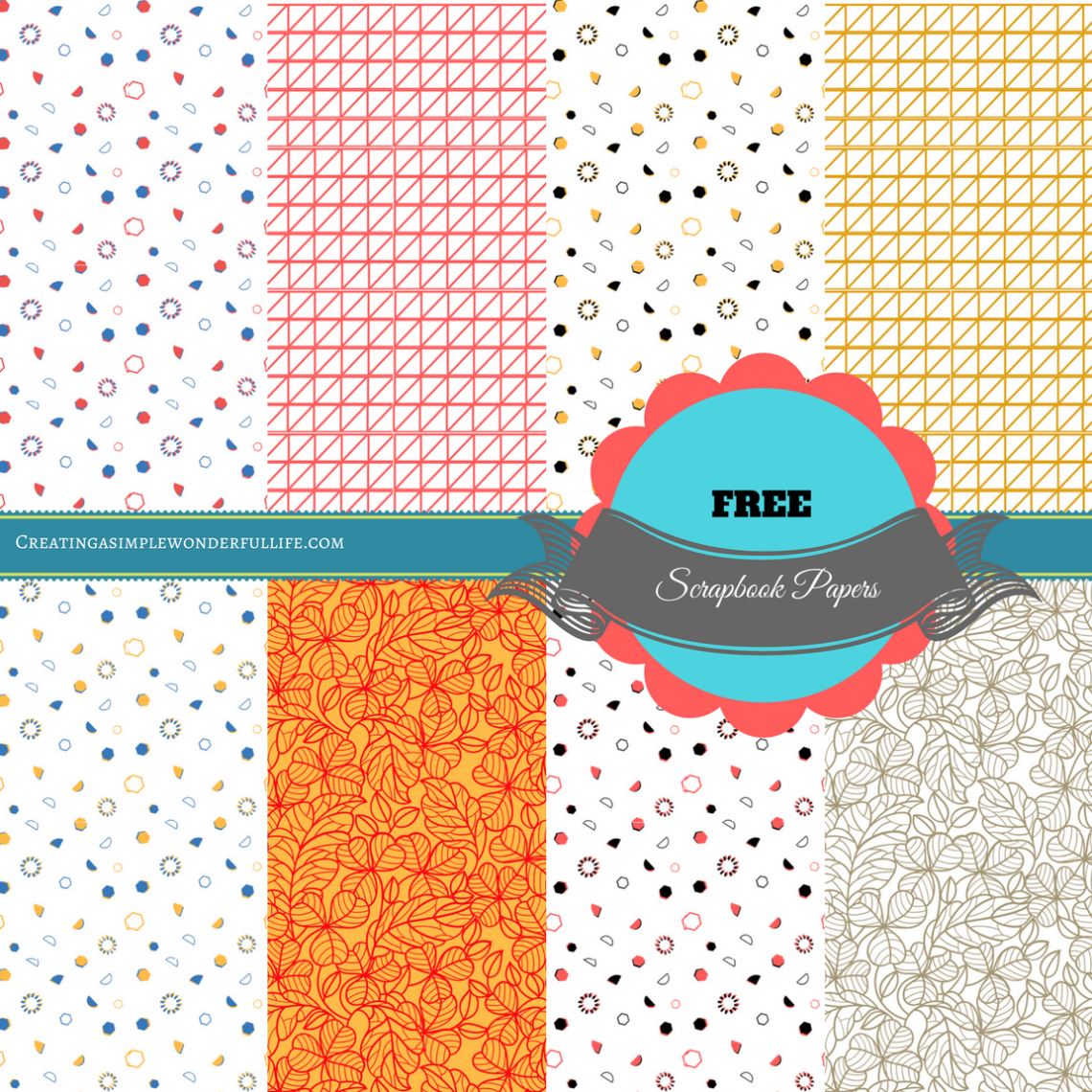Free Digital Scrapbook Papers! - Creating a Wonderful Simple Life!