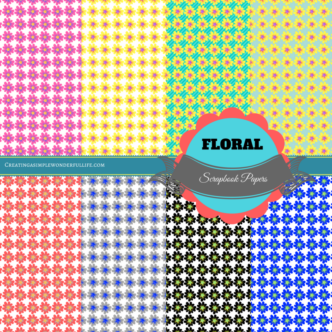 Free Digital Scrapbook Papers! - Creating a Wonderful Simple Life!